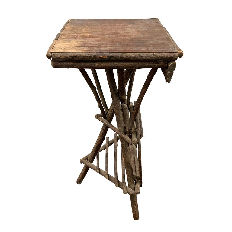 Early 20th Century, Adirondack Side Table For Sale at 1stDibs