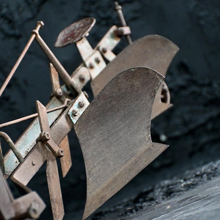 Early 20th Century Agricultural Ploughing Maquette Model For Sale at ...