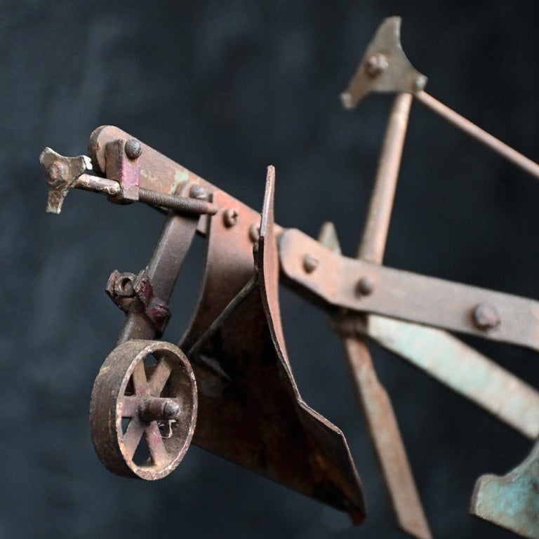 Early 20th Century Agricultural Ploughing Maquette Model For Sale at ...