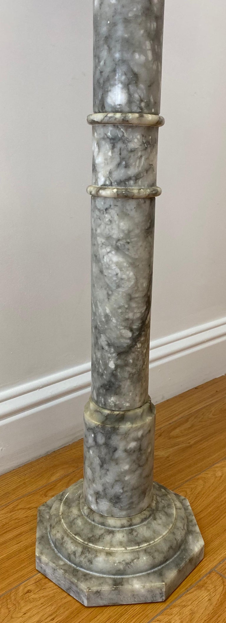 Early 20th Century Alabaster Bird Bath at 1stDibs