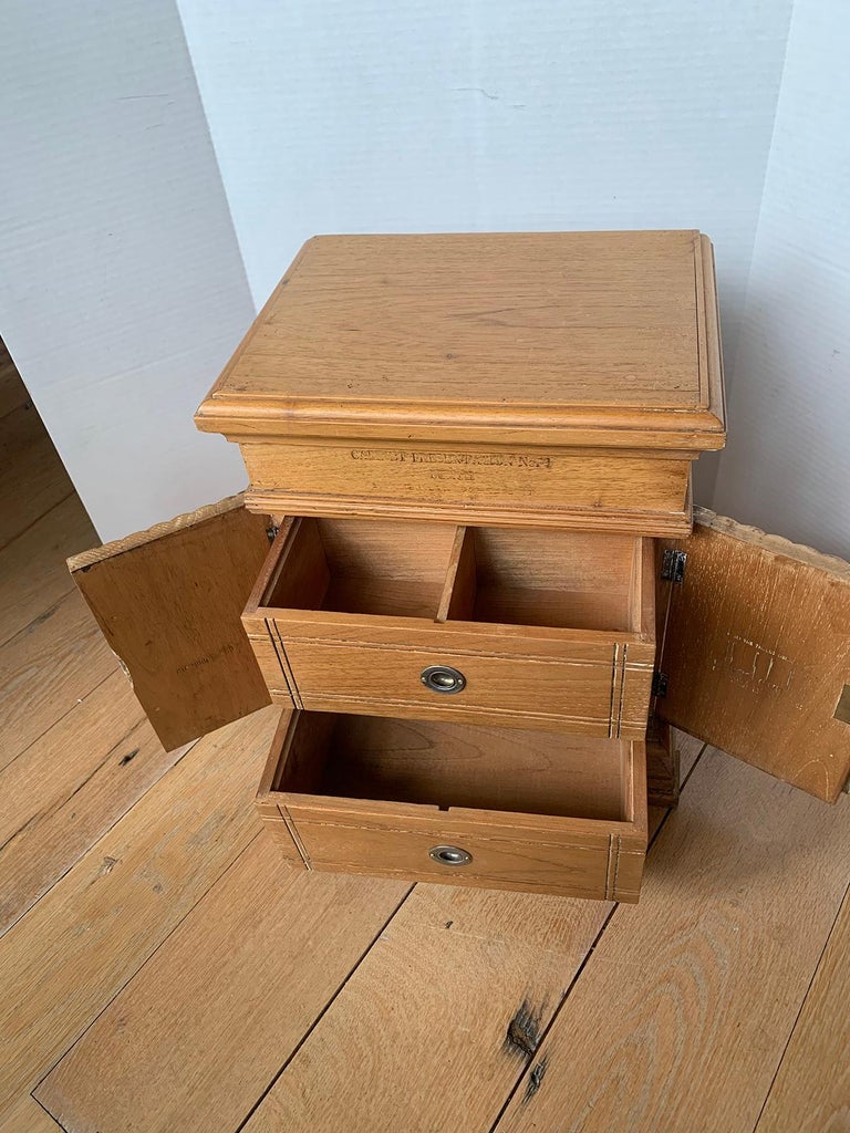 Early 20th Century Alfred Dunhill Cigar Humidor, Made in Cuba, Signed ...