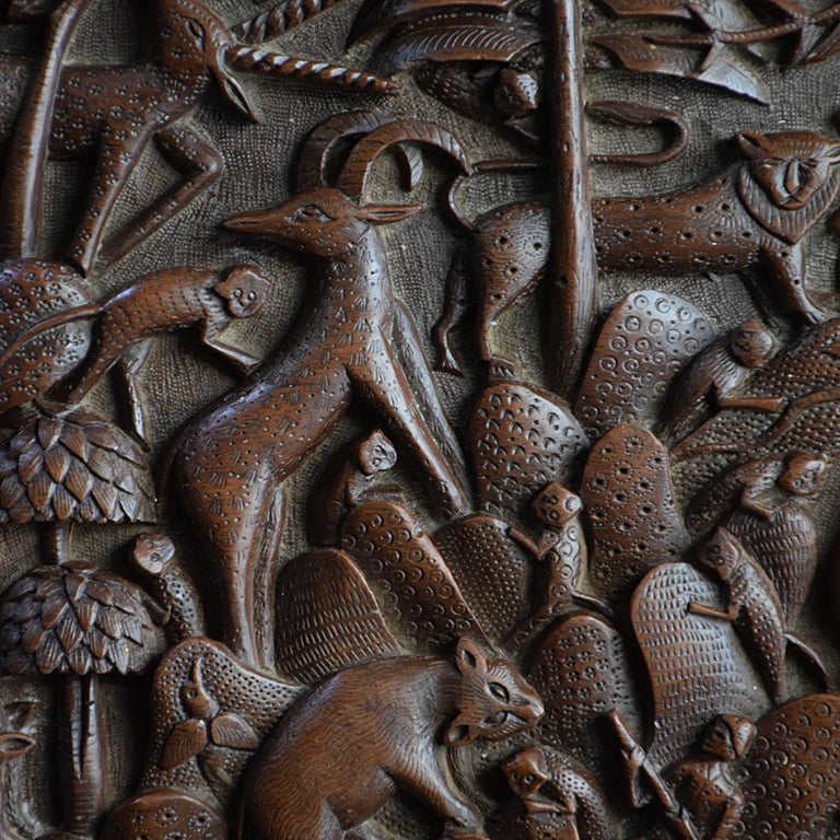 Early 20th Century, Amazing Hand Carved Indian Cigar Box For Sale at ...