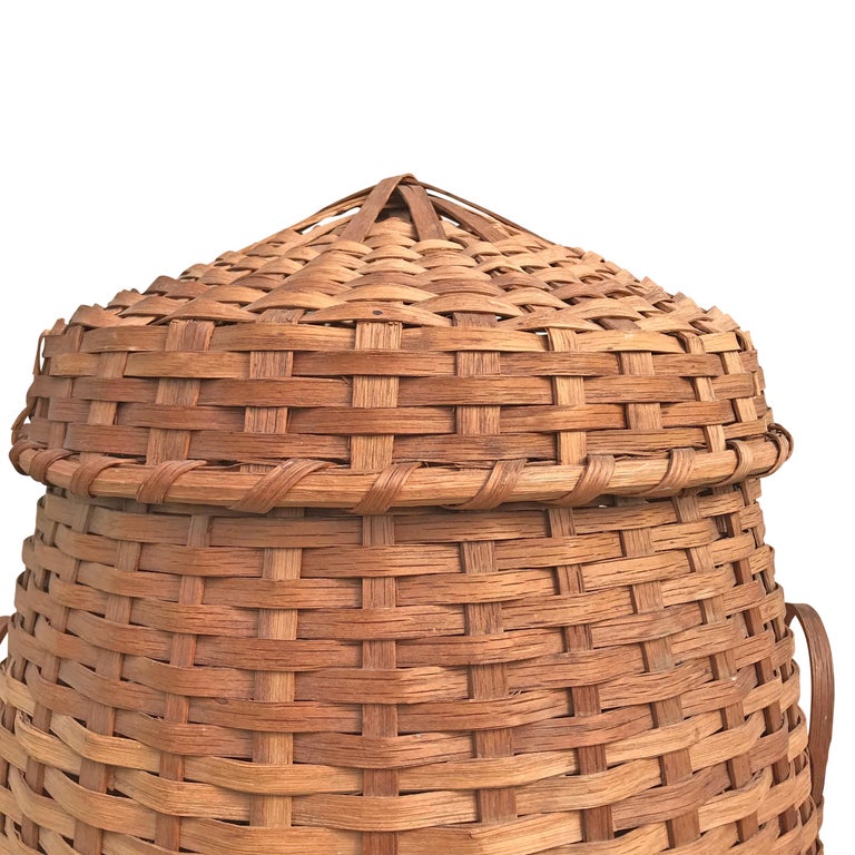 Early 20th Century American Feather Basket at 1stDibs