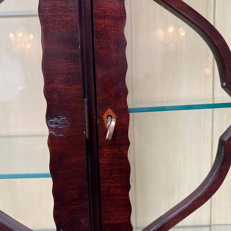 Early 20th Century American George II Style Breakfront China Cabinet ...