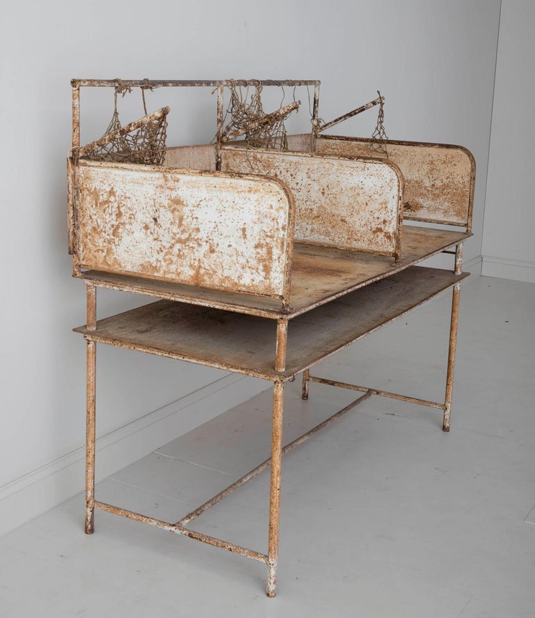 Early 20th Century American Iron Oyster Table at 1stDibs