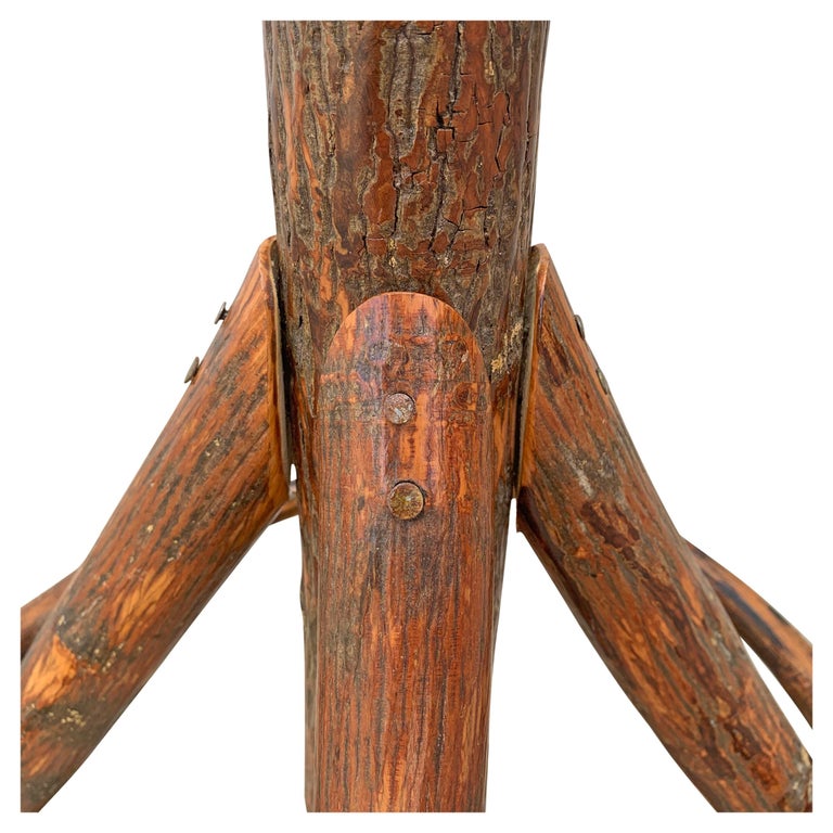 Early 20th Century American Old Hickory Hall Tree at 1stDibs