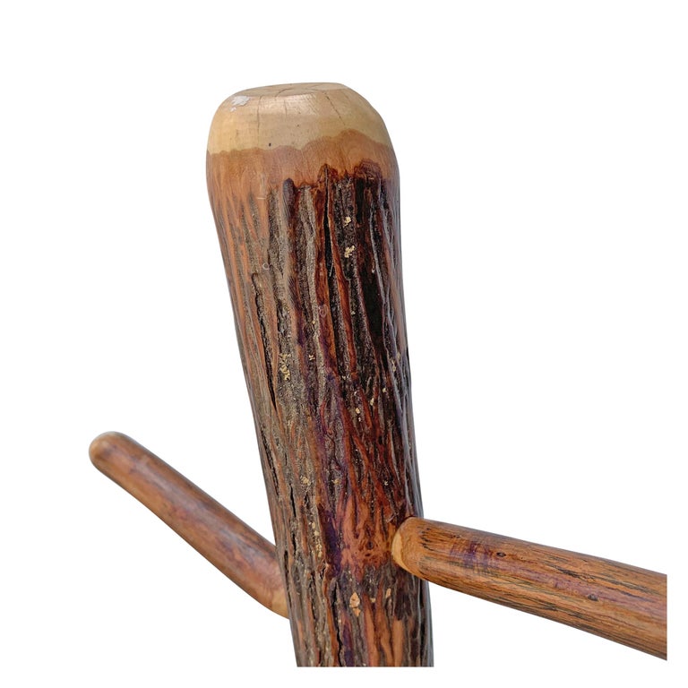 Early 20th Century American Old Hickory Hall Tree at 1stDibs