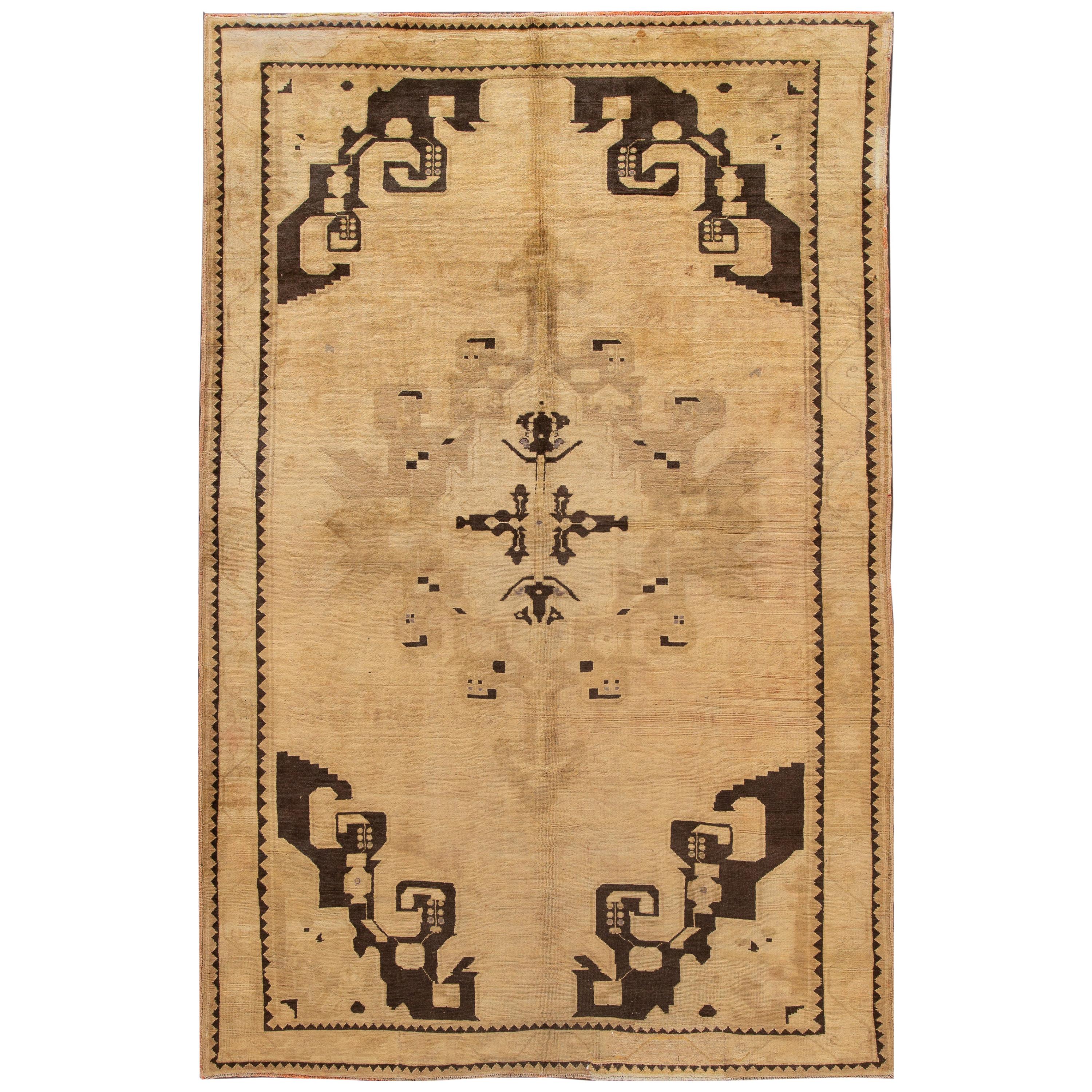 Fantastic Early 20th Century Khotan Rug For Sale at 1stDibs