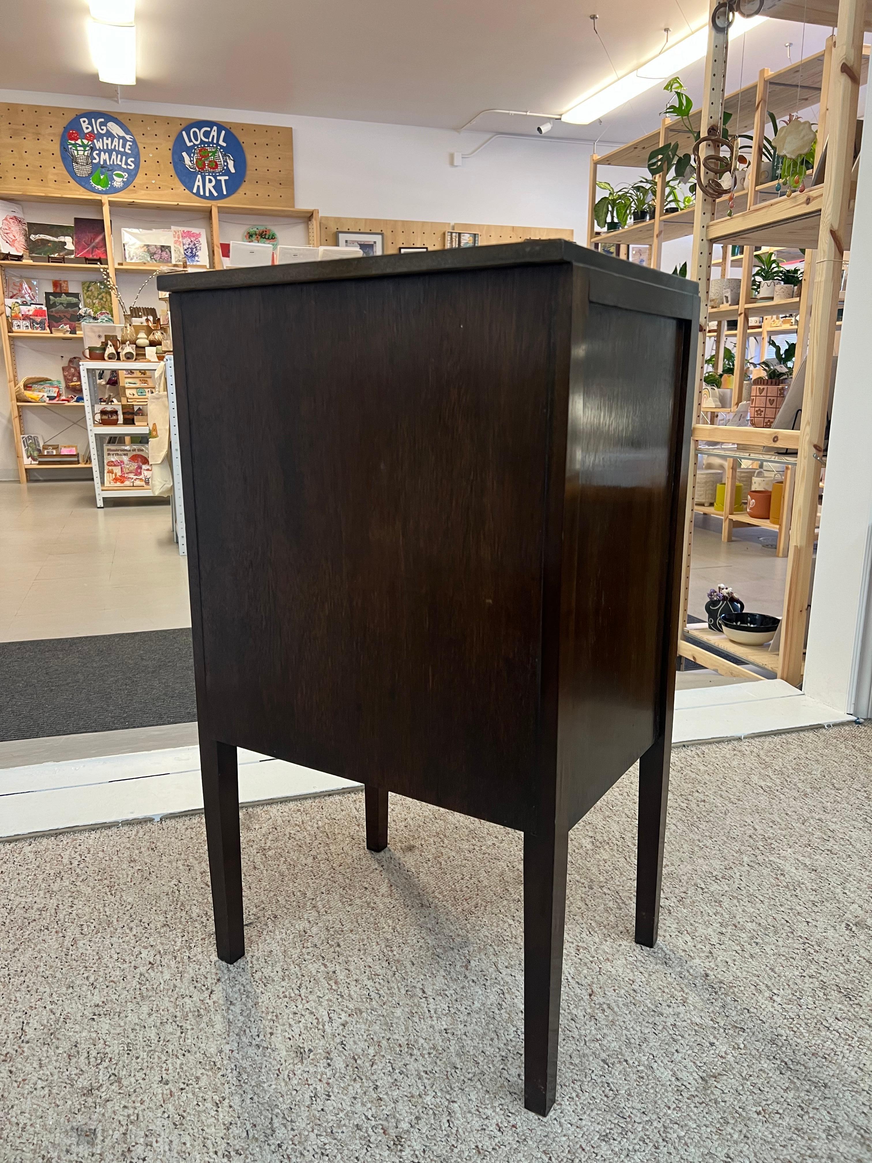 Early 20th Century Antique Mahogany Five Drawer Music Cabinet For Sale ...