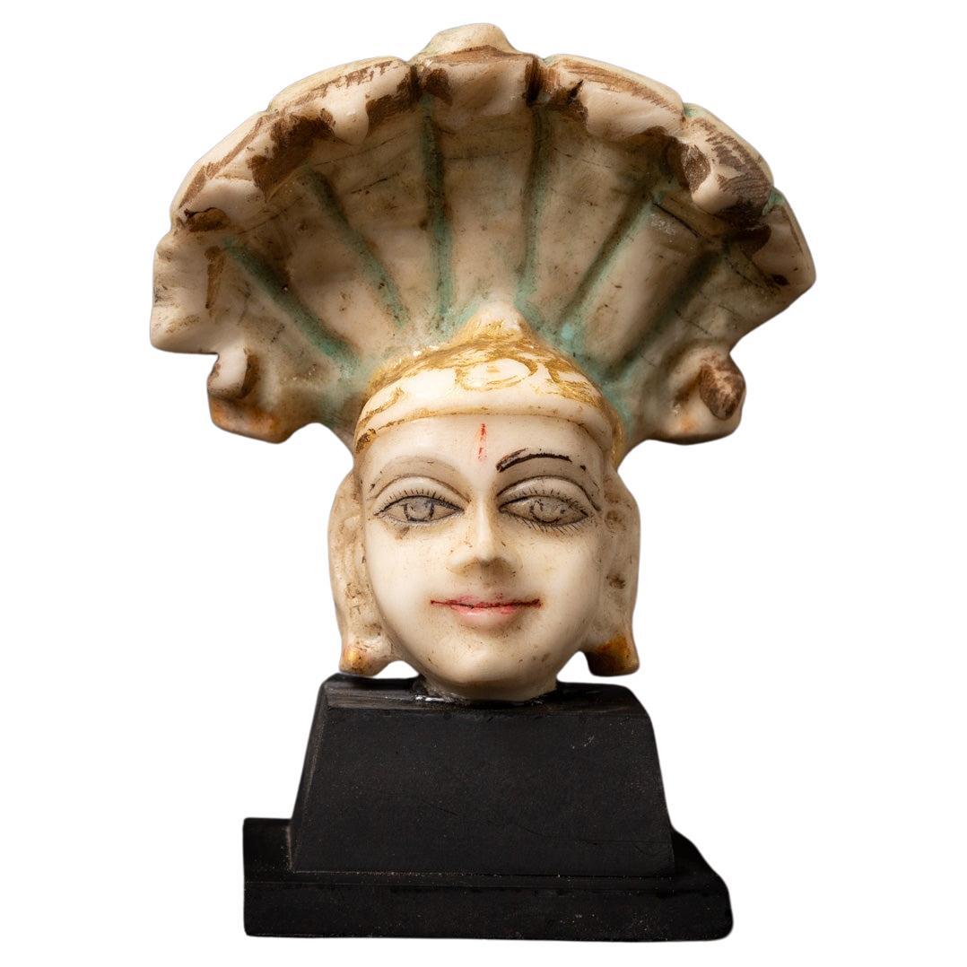 Early 20th century Antique marble fragment from Jain statue from India ...