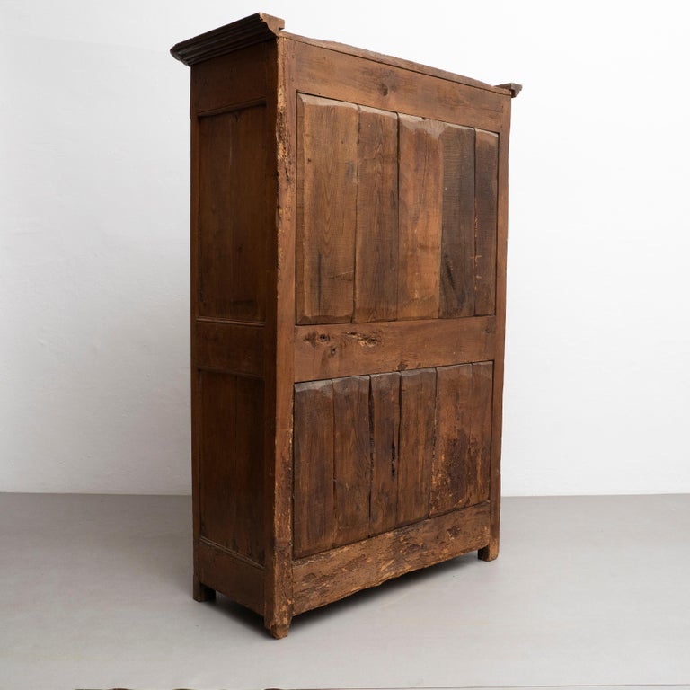 Early 20th Century Antique Traditional Spanish Wood Wardrobe For Sale ...