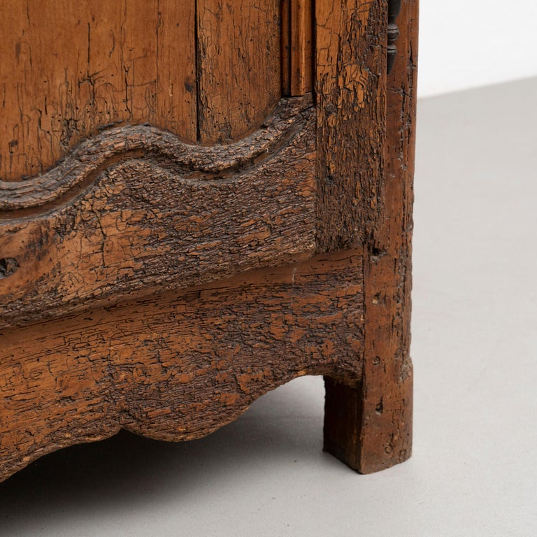 Early 20th Century Antique Traditional Spanish Wood Wardrobe For Sale ...