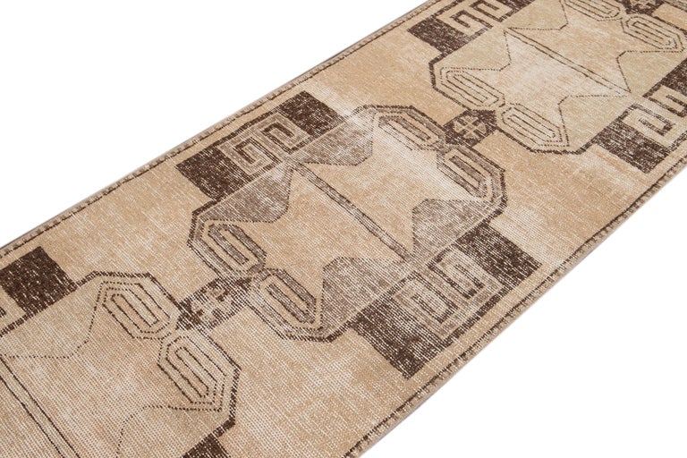 Early 20th Century Antique Turkish Wool Runner For Sale at 1stDibs