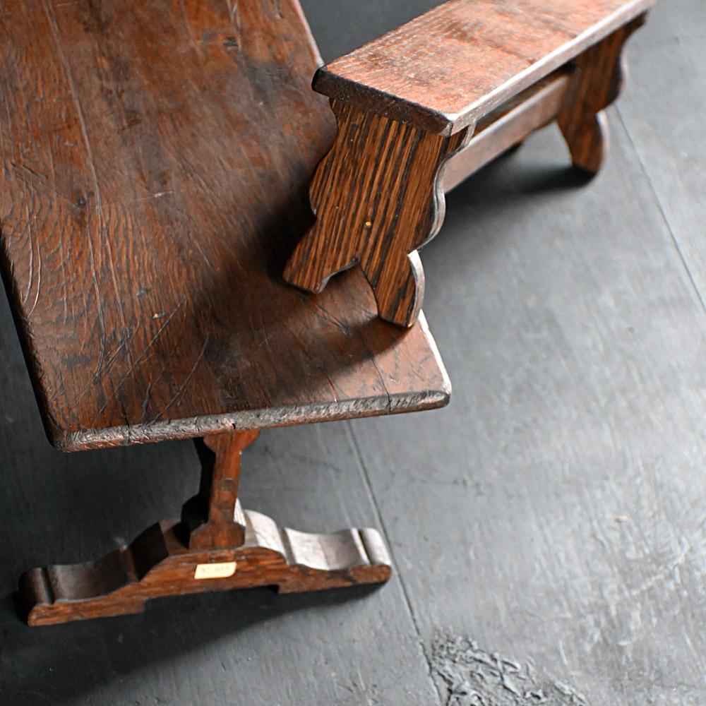 Early 20th Century apprentice hand crafted table and benches For Sale ...