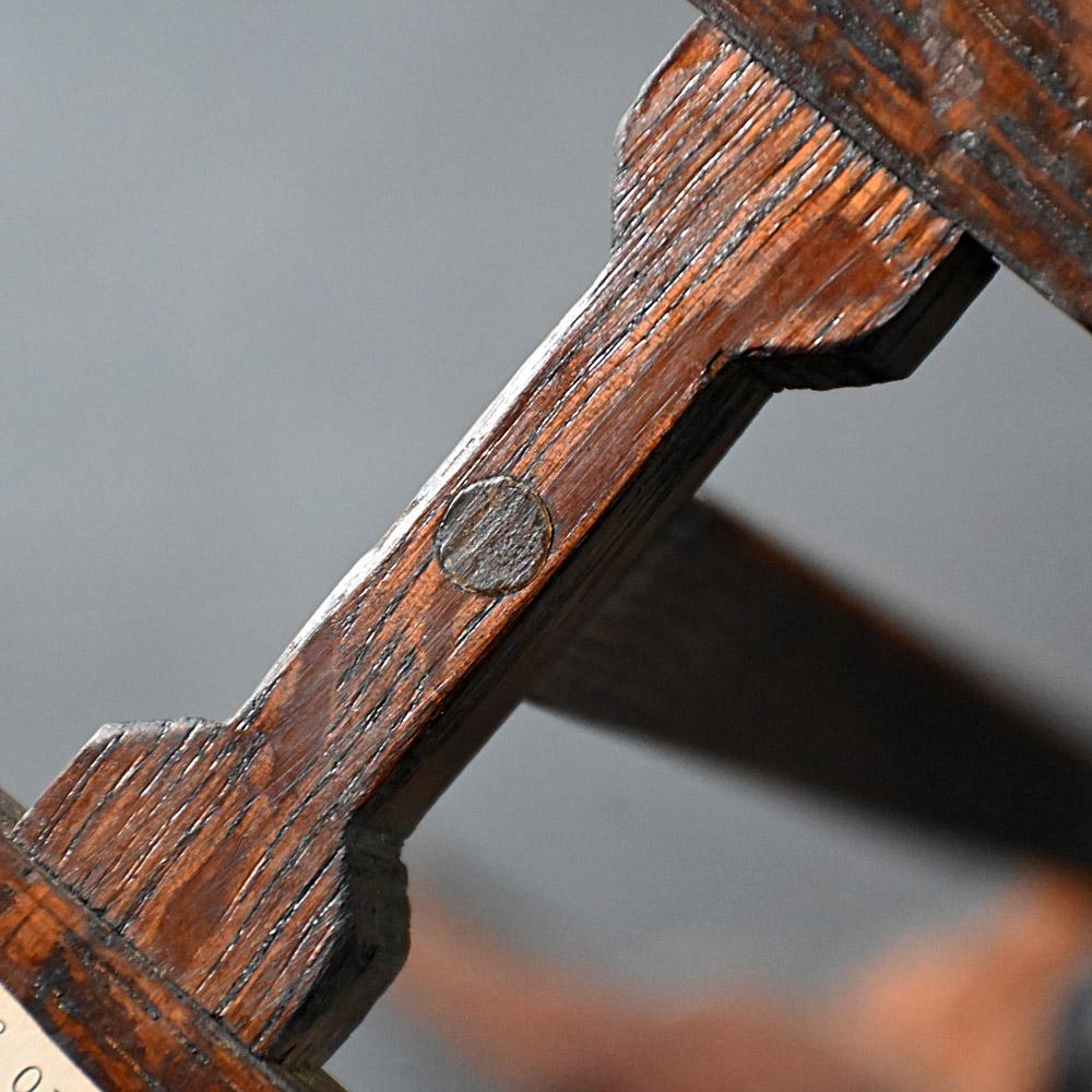Early 20th Century apprentice hand crafted table and benches For Sale ...