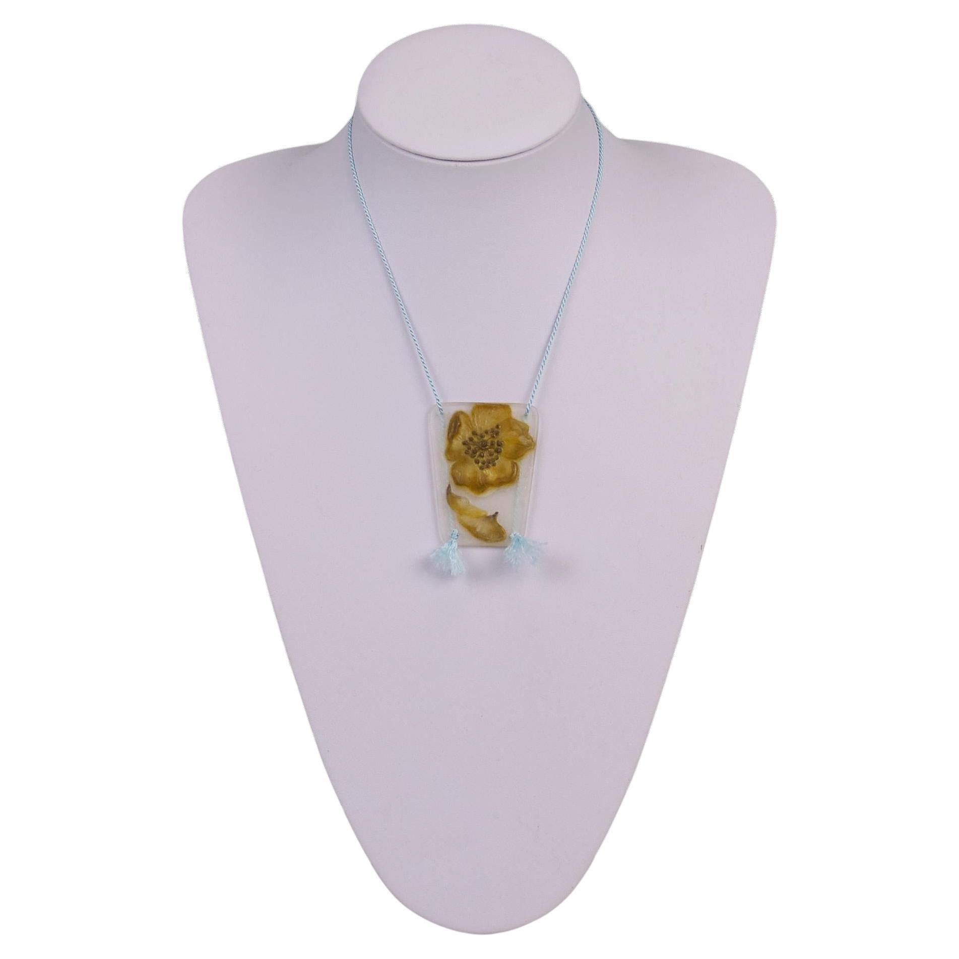 Early 20th Century Art Nouveau Glass "Flower Necklace" by Gabriel Argy ...