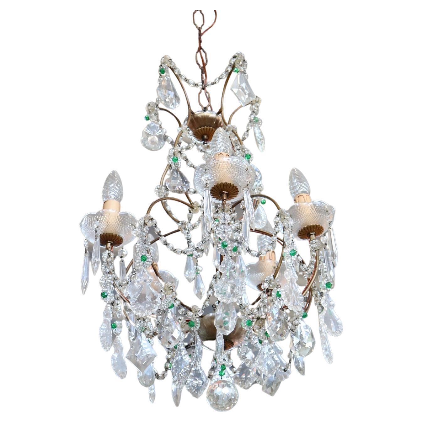 Set of Emerald Green Glass Light Fixtures, Sold Individually For Sale ...