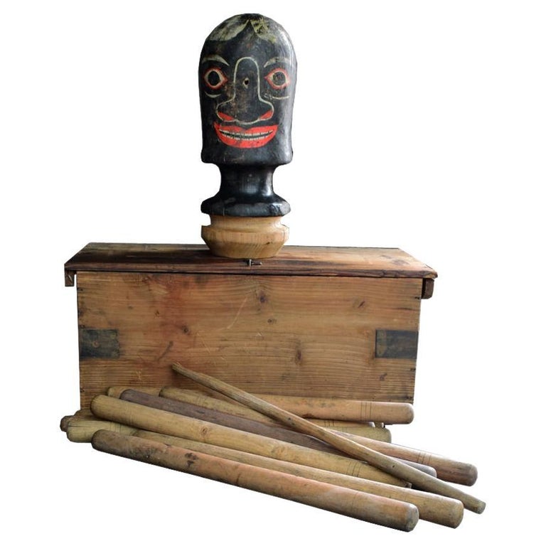 Early 20th Century Aunt Sally English Fairground Game For Sale at 1stDibs