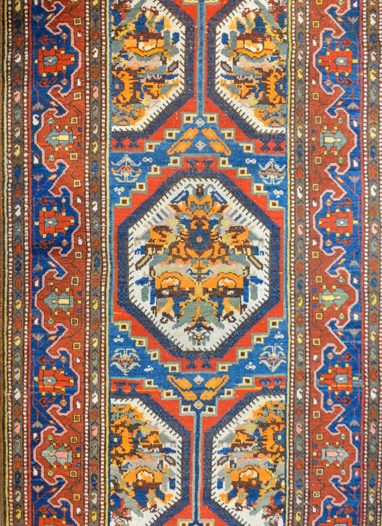 Early 20th Century Bakhtiari Rug For Sale at 1stDibs