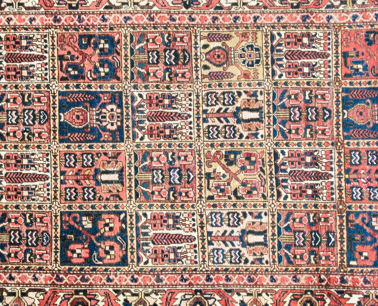Early 20th Century Bakhtiari Rug For Sale at 1stDibs