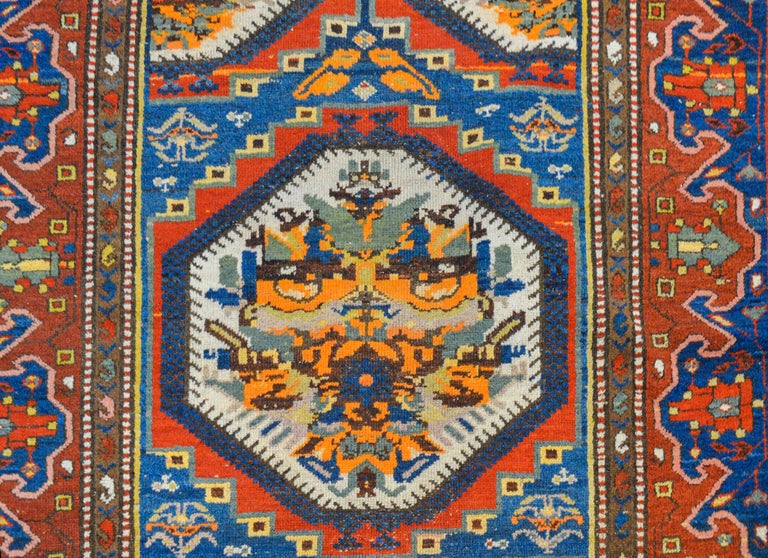 Early 20th Century Bakhtiari Rug For Sale at 1stDibs