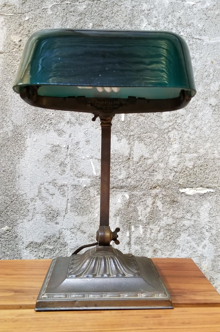 Early 20th Century Bankers Lamp by Emeralite at 1stDibs | emeralite ...