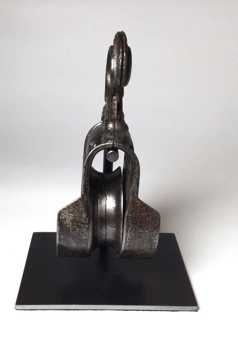 Early 20th Century Barn Trolley on Custom Stand For Sale at 1stDibs