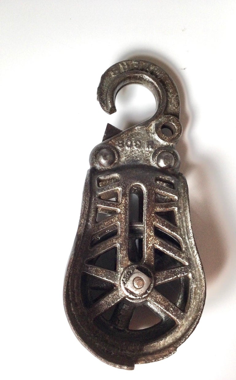 Early 20th Century Barn Trolley on Custom Stand For Sale at 1stDibs