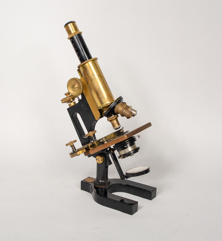 Early 20th Century Bausch and Lomb Jug Handle Microscope For Sale at ...
