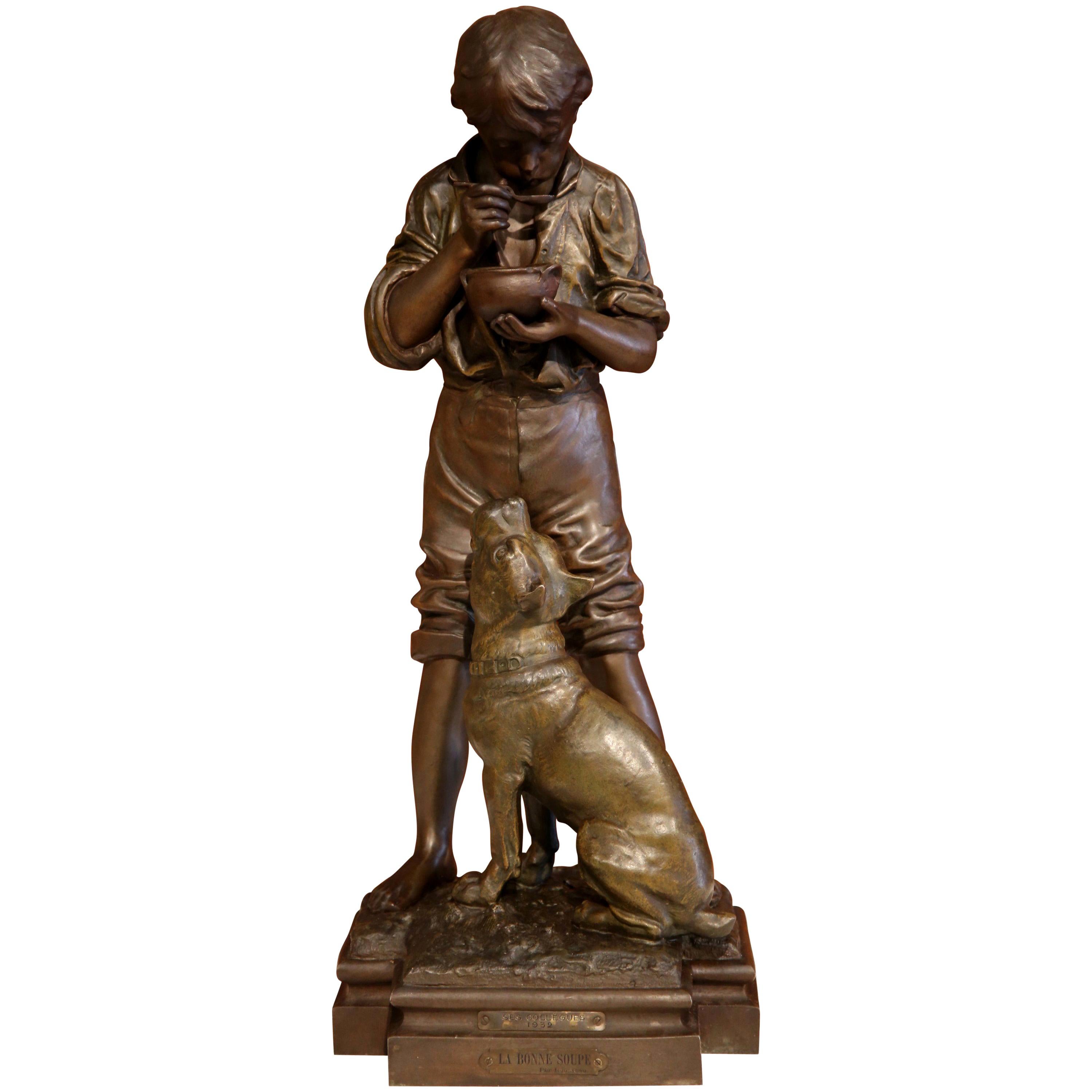 Bronze 1920s Sculpture by Victor Rousseau at 1stdibs