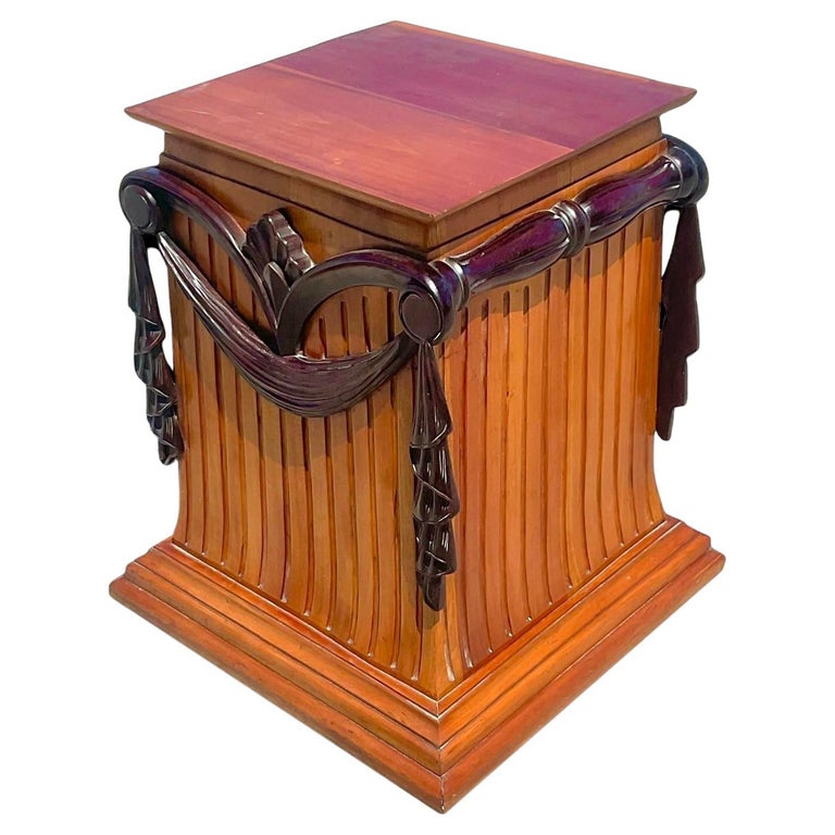 Early 20th Century Boho Swag Column Dining Table Base For Sale at 1stDibs