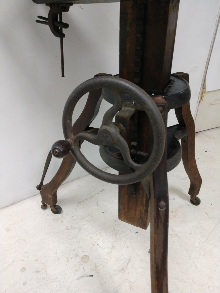 Early 20th Century Box Camera with Mechanical Stand at 1stDibs