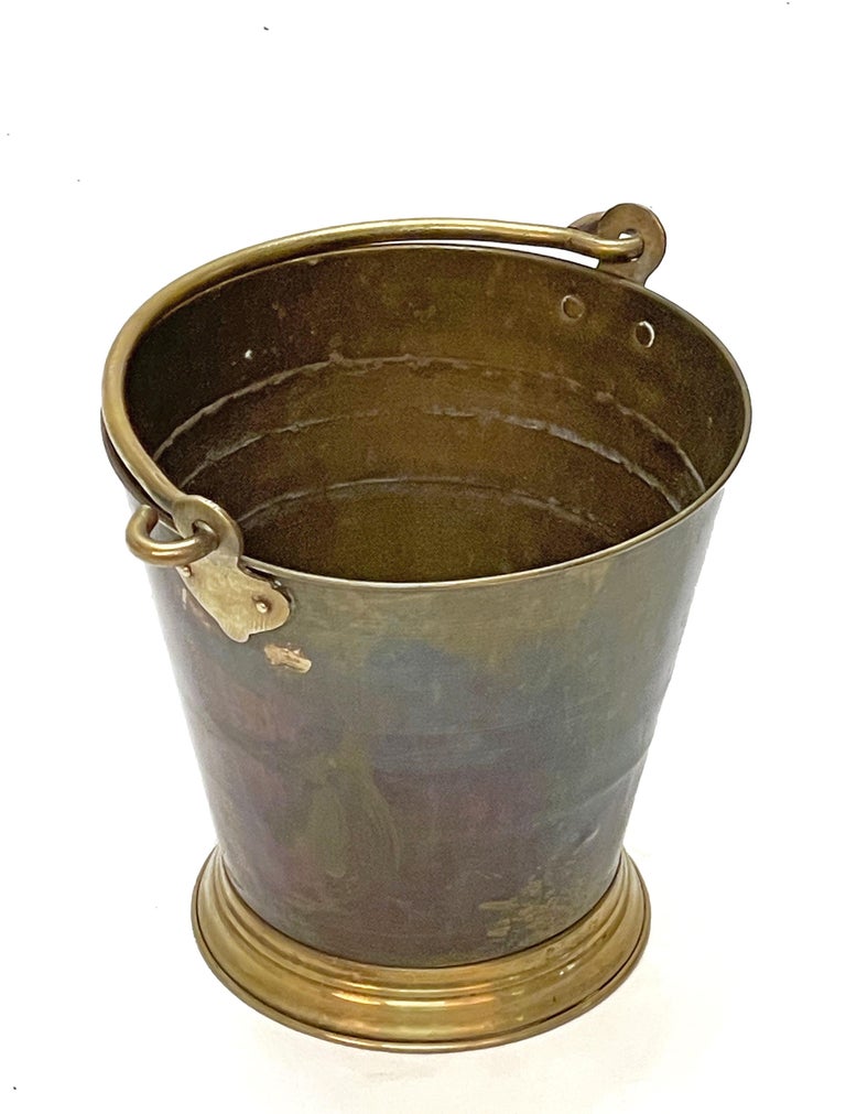 Early 20th Century Brass Italian Ice Bucket with Heavy Handle, 1930s at ...