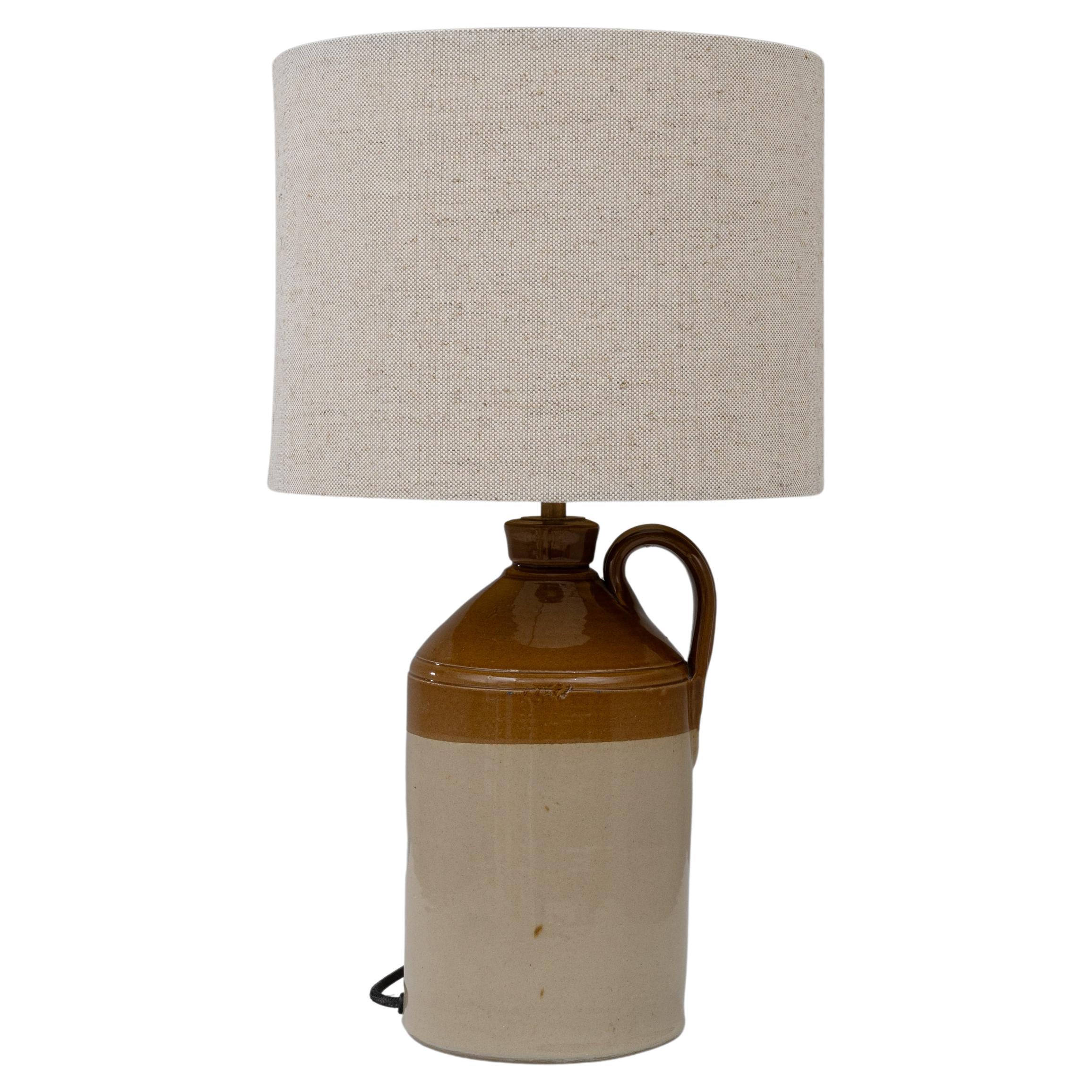 Early 20th Century British Ceramic Table Lamp For Sale at 1stDibs