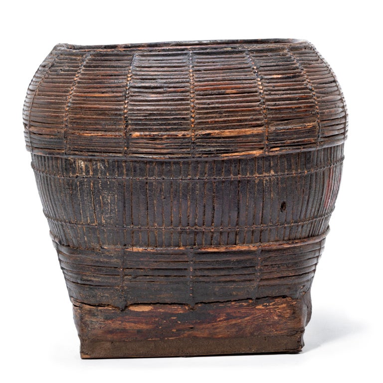 Early 20th Century Burmese Rice Basket at 1stDibs