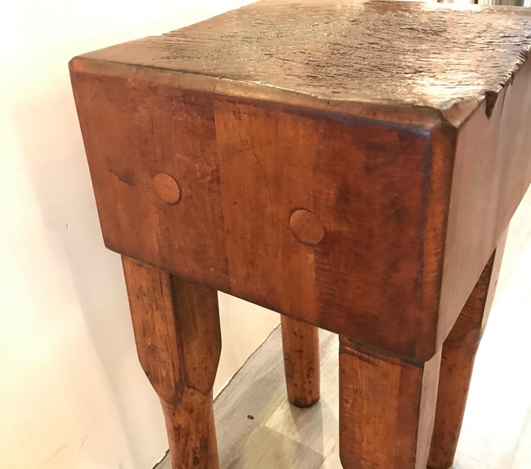 Early 20th Century Butcher Chopping Block at 1stDibs