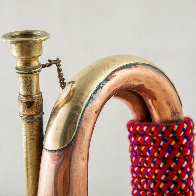 Early 20th Century Canadian Copper and Brass Regimental Bugle or Horn ...