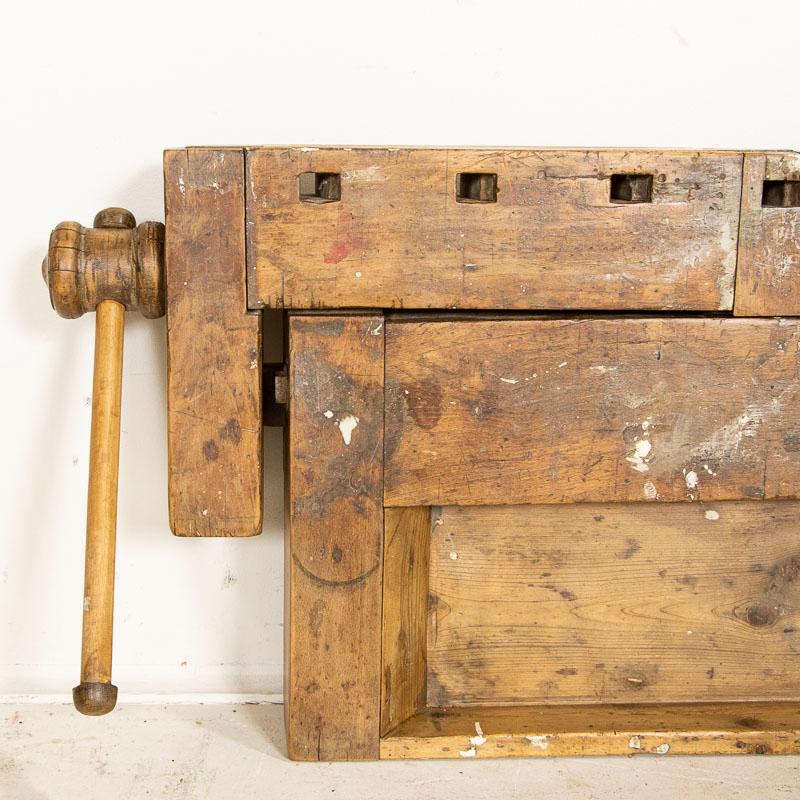 Early 20th Century Carpenter's Workbench Work Table at 1stDibs