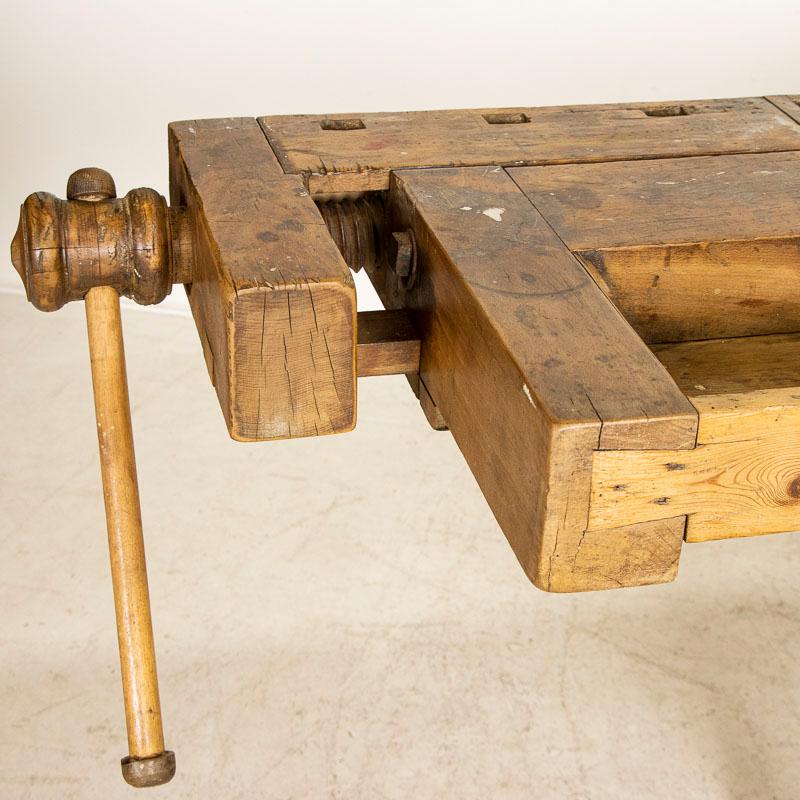 Early 20th Century Carpenter's Workbench Work Table at 1stDibs