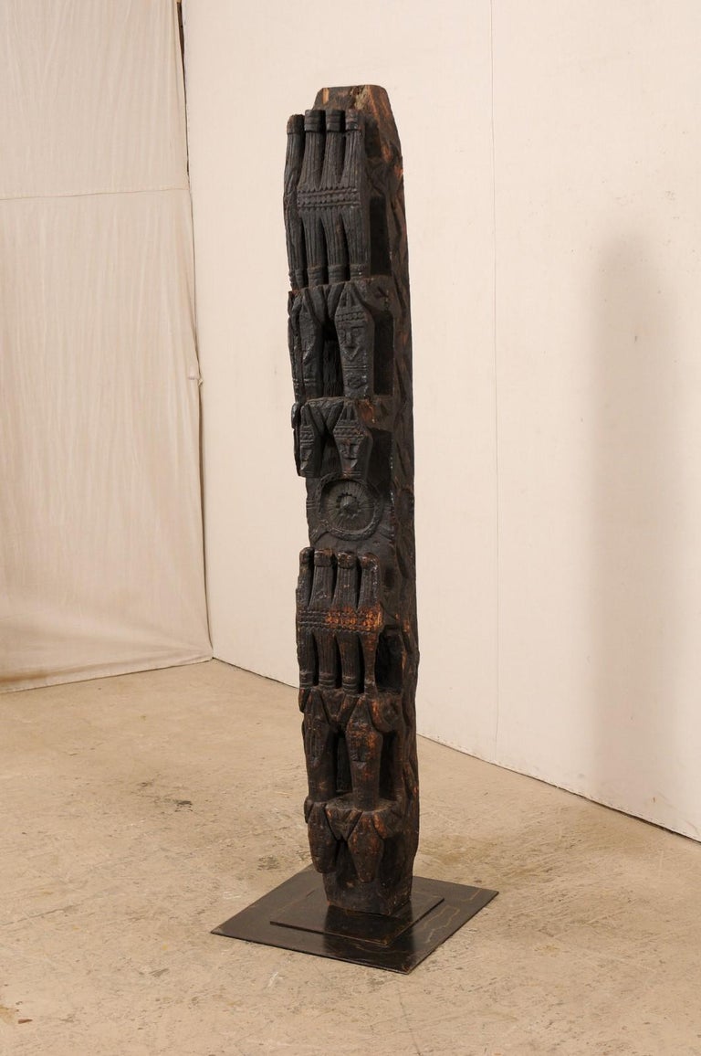 6+ Ft. Tall Antique Carved Architectural Lintel Beam from Central Asia ...