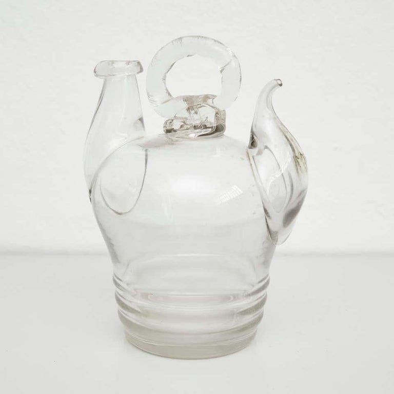 Early 20th Century, Century Spanish Blown Glass Traditional Pitcher For ...