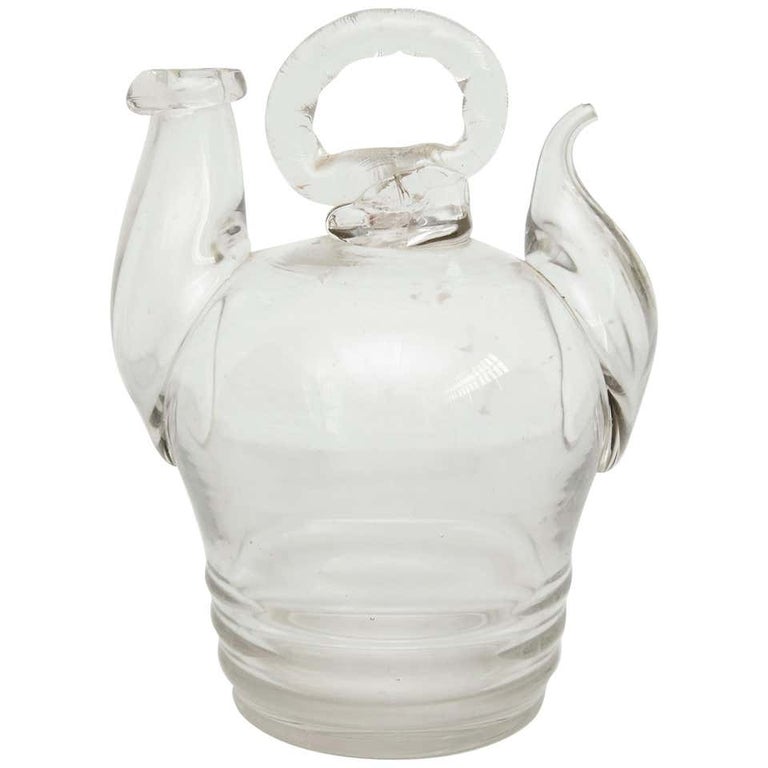 Early 20th Century, Century Spanish Blown Glass Traditional Pitcher For ...