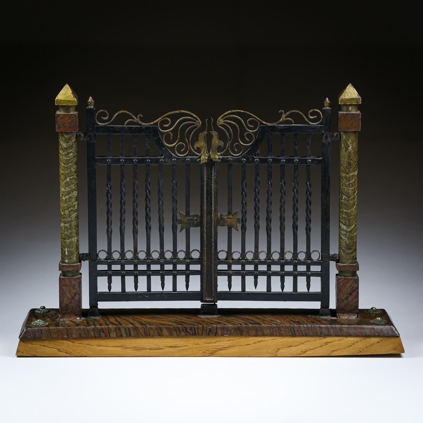 Early 20th Century Chateau Gateway Maquette Model For Sale at 1stDibs