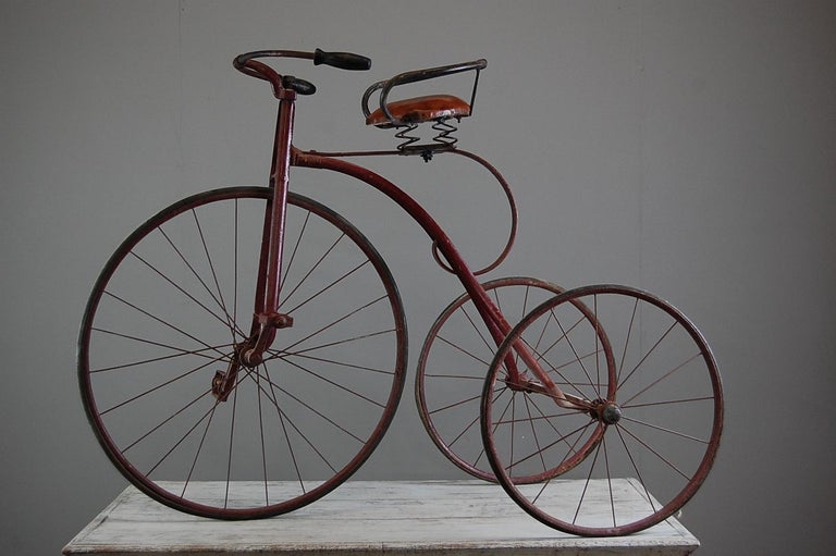 Early 20th Century Child's Bone Shaker Trike For Sale at 1stdibs