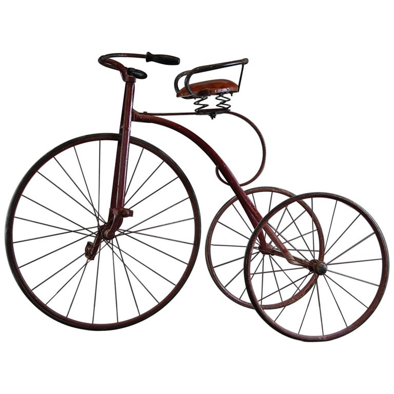 Early 20th Century Child's Bone Shaker Trike For Sale at 1stdibs