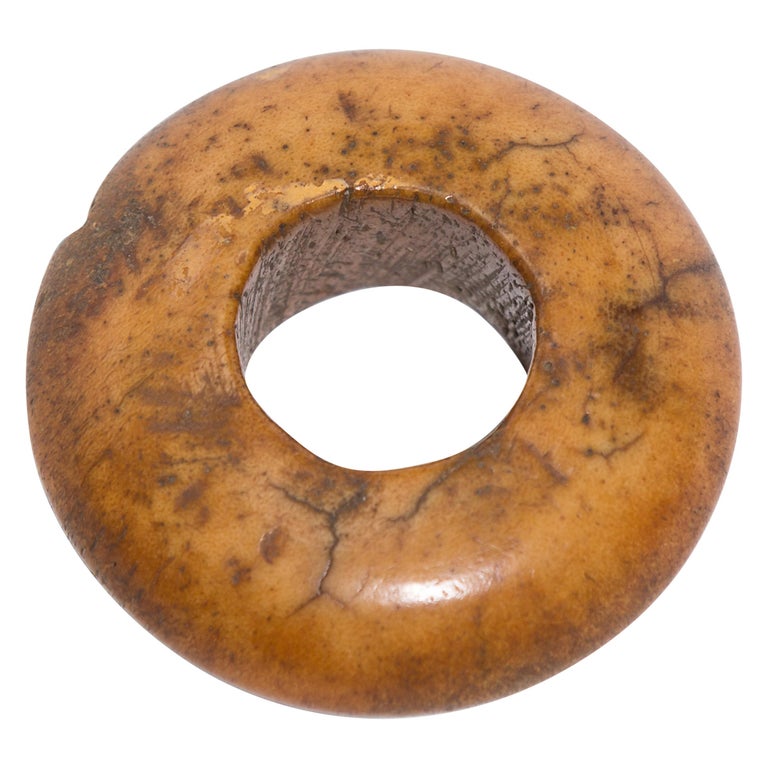 Early 20th Century Chinese Bone Toggle Charm at 1stDibs