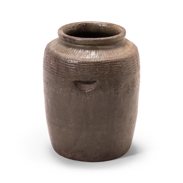 Chinese Glazed Pickling Pot, c. 1900 For Sale at 1stDibs