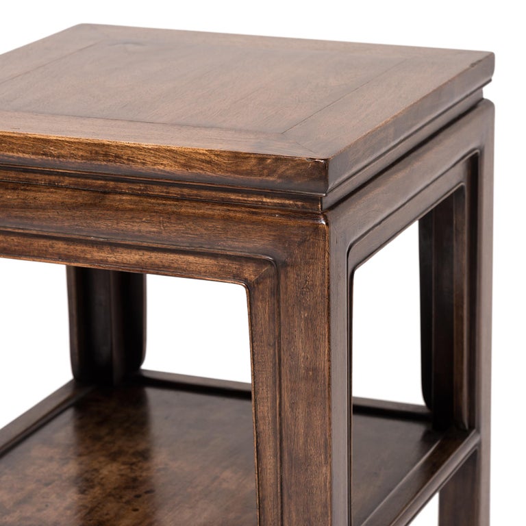 Early 20th Century Chinese Huali Display Table with Shelf at 1stDibs