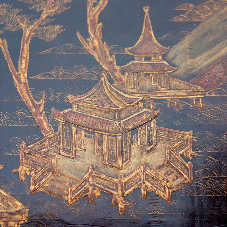 Early 20th Century Chinese Lacquer Coffee Table, from France at 1stDibs