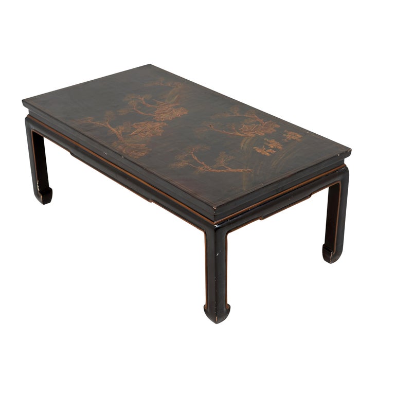 Early 20th Century Chinese Lacquer Coffee Table, from France at 1stDibs